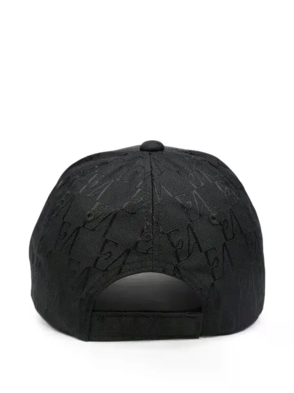 Emporio Armani Monogram-jacquard Touch-strap Baseball Cap