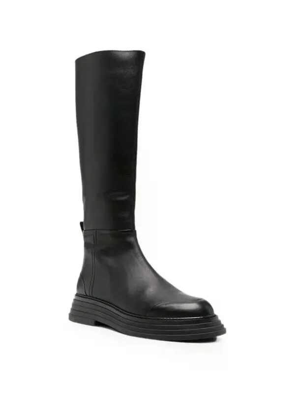 SERGIO MORETTI FIRENZE Ridged-sole Knee-high Boots