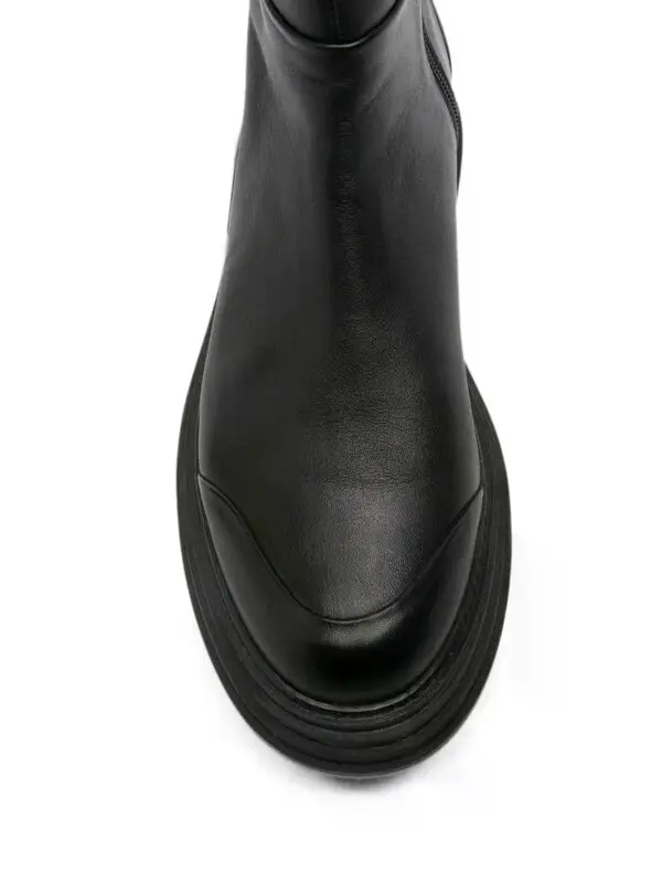 SERGIO MORETTI FIRENZE Ridged-sole Knee-high Boots