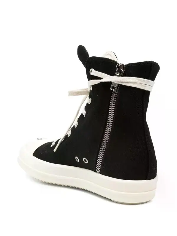 Rick Owens High-top Canvas Sneakers