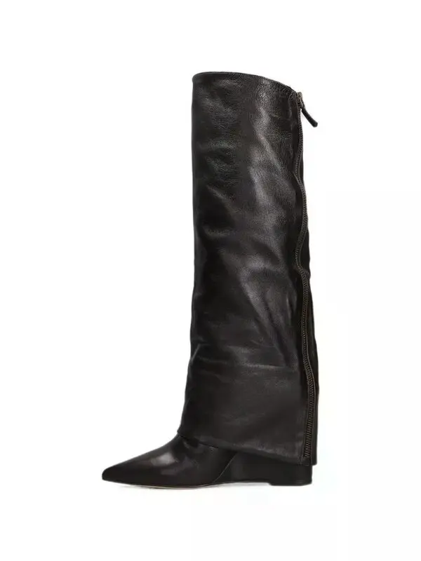 THE SELLER Pointed-toe Wedge Boots
