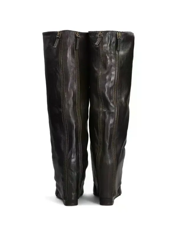 THE SELLER Pointed-toe Wedge Boots