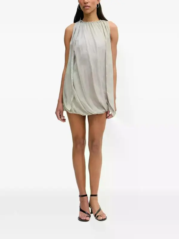 ISABELLE BLANCHE Draped Sleeveless Mini Dress