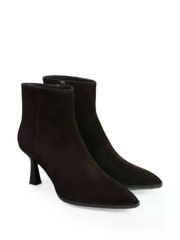 Lola Cruz Pointed-toe Suede Ankle Boots