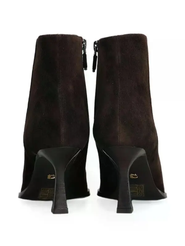 Lola Cruz Pointed-toe Suede Ankle Boots