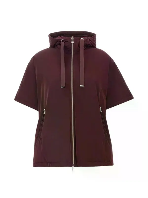 ELENA MIRÒ Short-sleeve Hooded Jacket