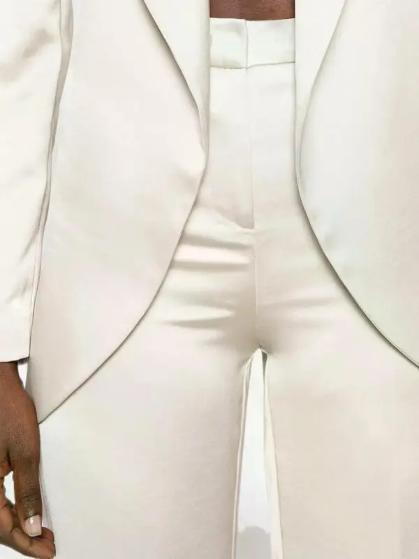 THE ARCHIVIA Satin-finish Belted Dress