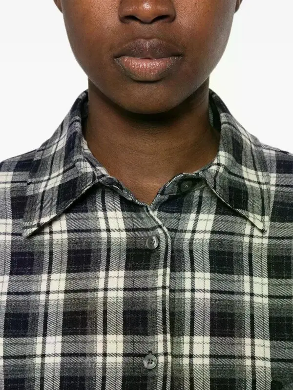 ELEH Check-pattern Button-down Shirt