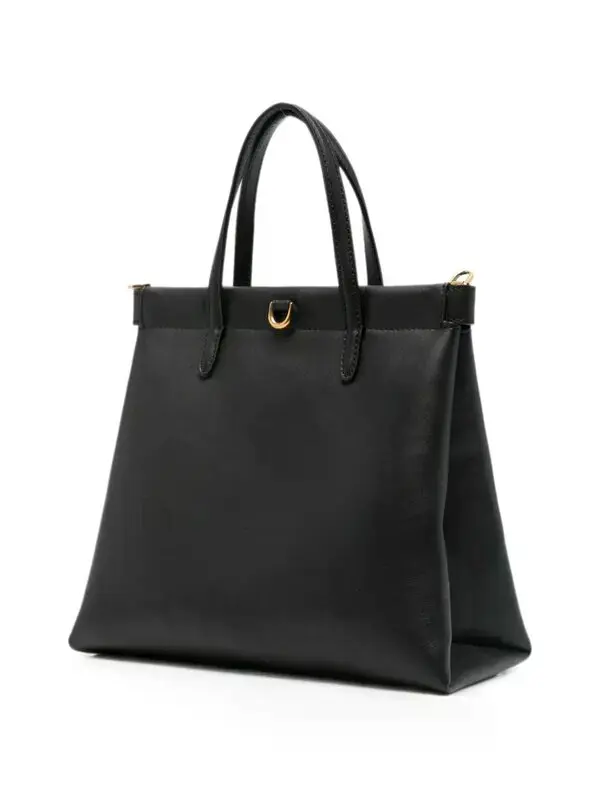 Etro Logo-detail Leather Tote Bag