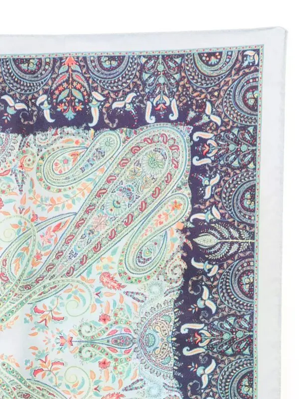 Etro Paisley-print Silk Scarf