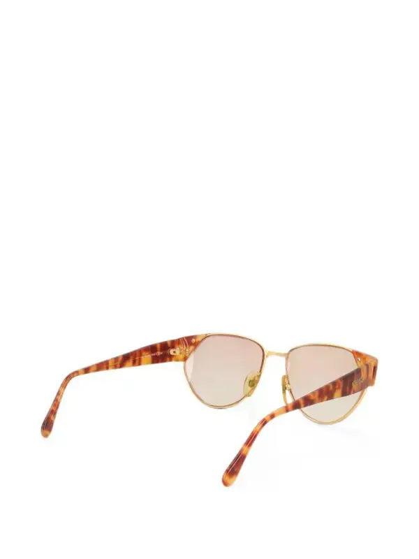 Missoni Tortoiseshell-effect Oval-frame Sunglasses