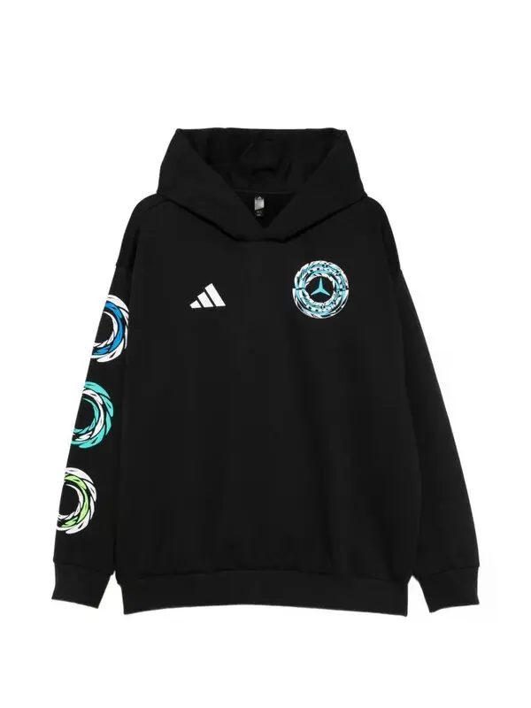 Adidas X Mercedes-amg Petronas Formula 1 Team Graphic Hoodie - Black