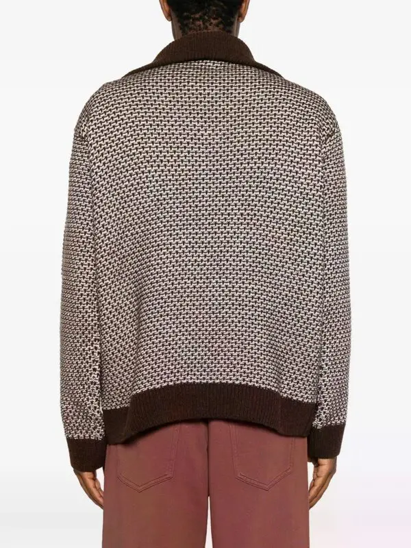 MAISON MARGIELA Patchwork Quarter-zip Knit