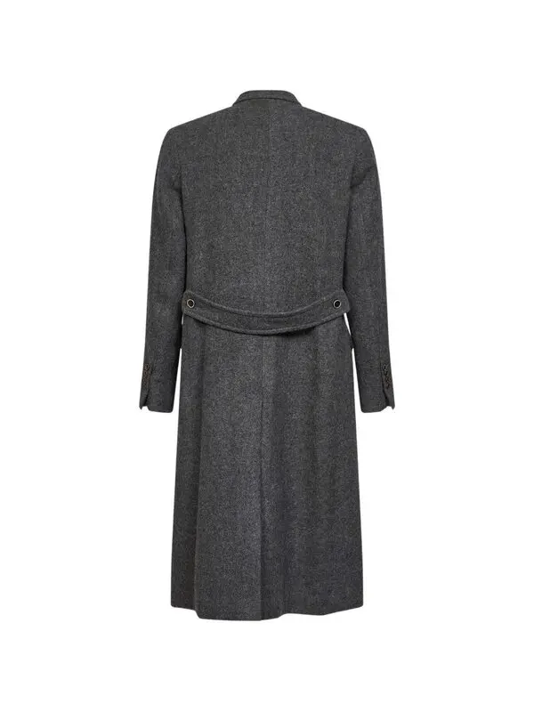 UMA WANG Double-breasted Peak-lapel Coat