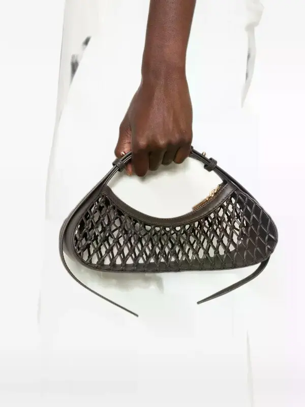Cult Gaia Shala Lattice Shoulder Bag