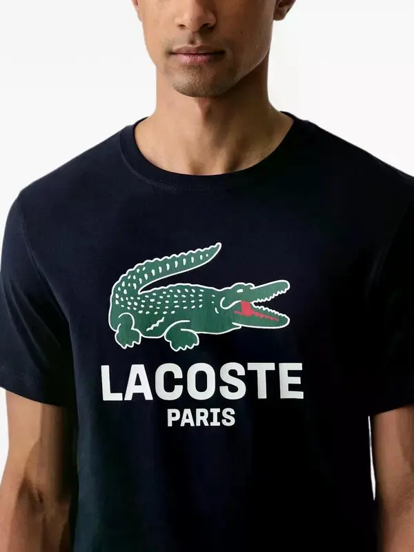 Lacoste Logo-print Short-sleeve Cotton T-shirt