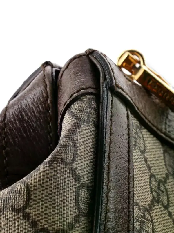 Gucci Ophidia Top Handle Gg Coated Canvas Small Tote Bag