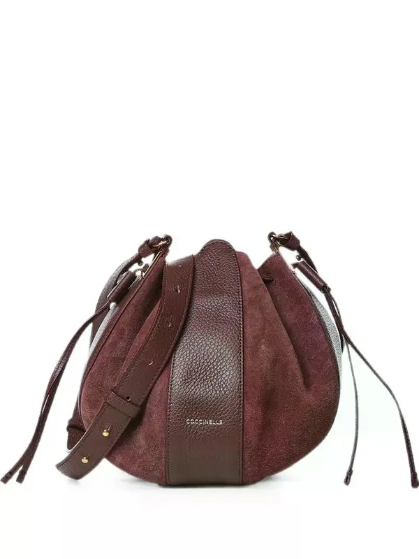 COCCINELLE Suede Leather Shoulder Bag