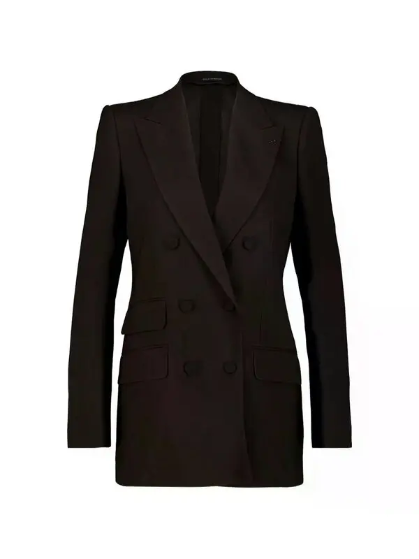 TOM FORD Double-breasted Peak-lapel Blazer