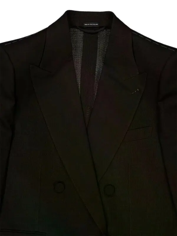 TOM FORD Double-breasted Peak-lapel Blazer