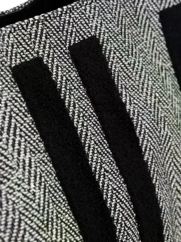 Liu Jo Large Check-pattern Logo-patch Tote Bag