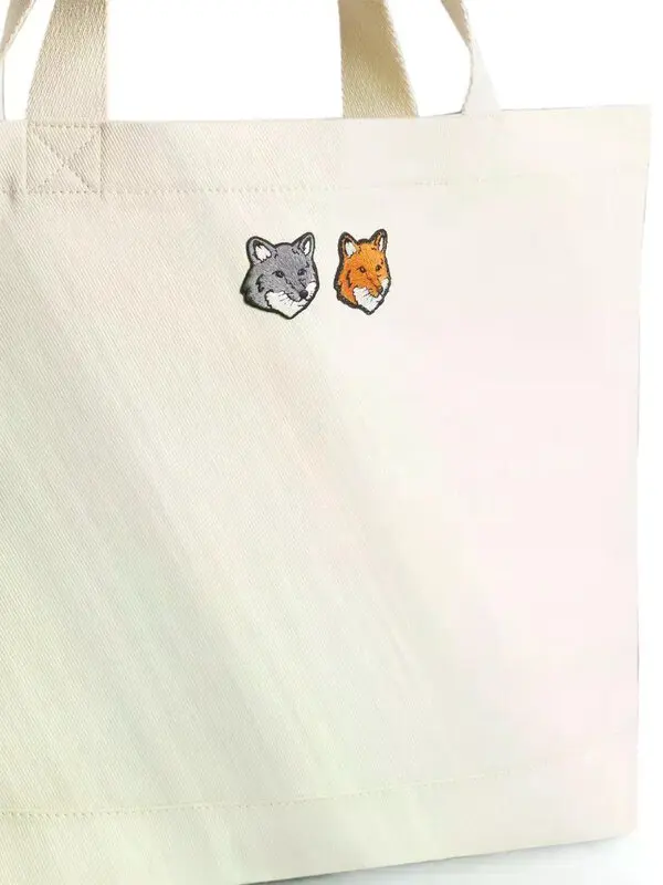 Maison Kitsuné Double Fox Head Tote Bag