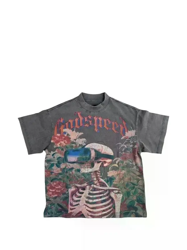 GODSPEED Vision Pro Graphic-print T-shirt - Grey