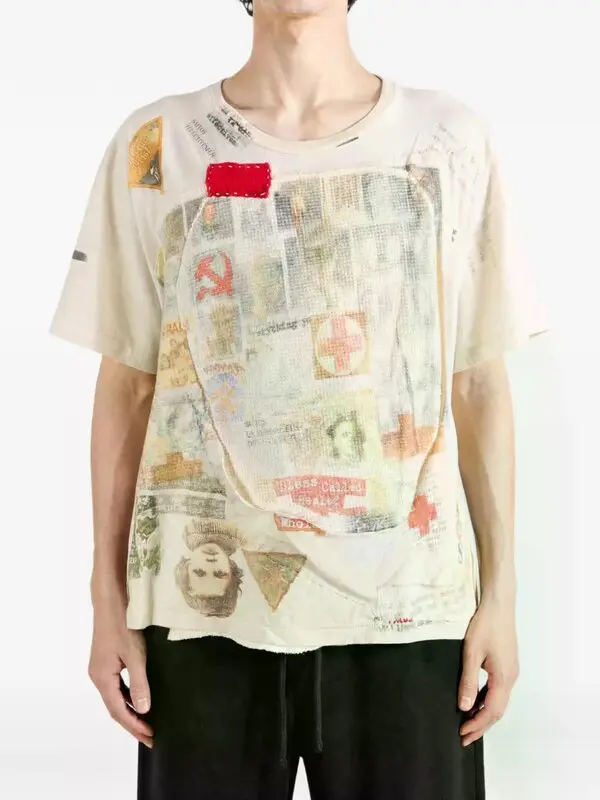 SAITOS Graphic-print T-shirt
