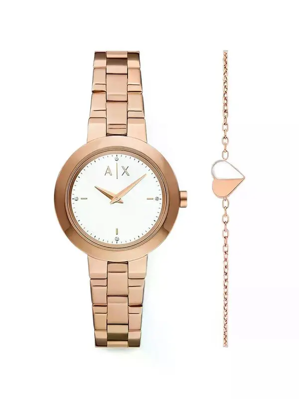 Armani Exchange Crystal Indexes 36mm Watch