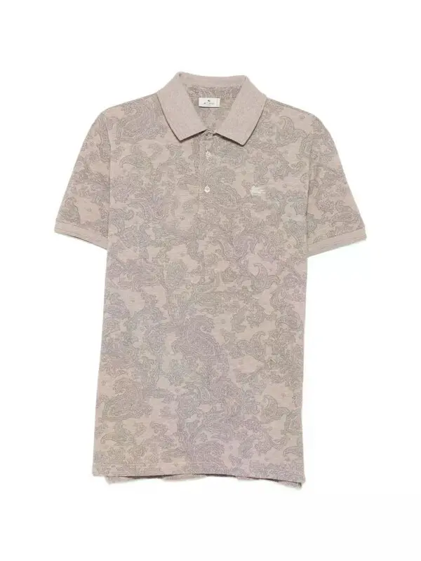 Etro Paisley-print Polo Shirt