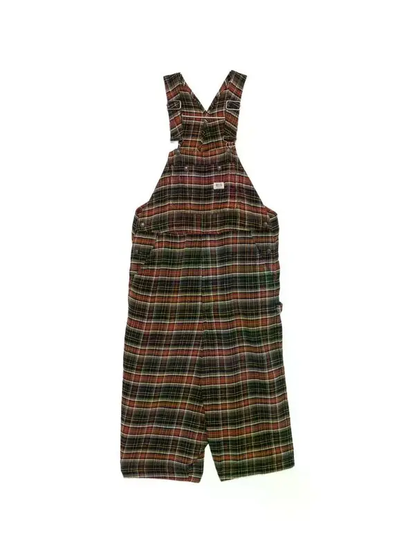 R13 Plaid-print Jumpsuit