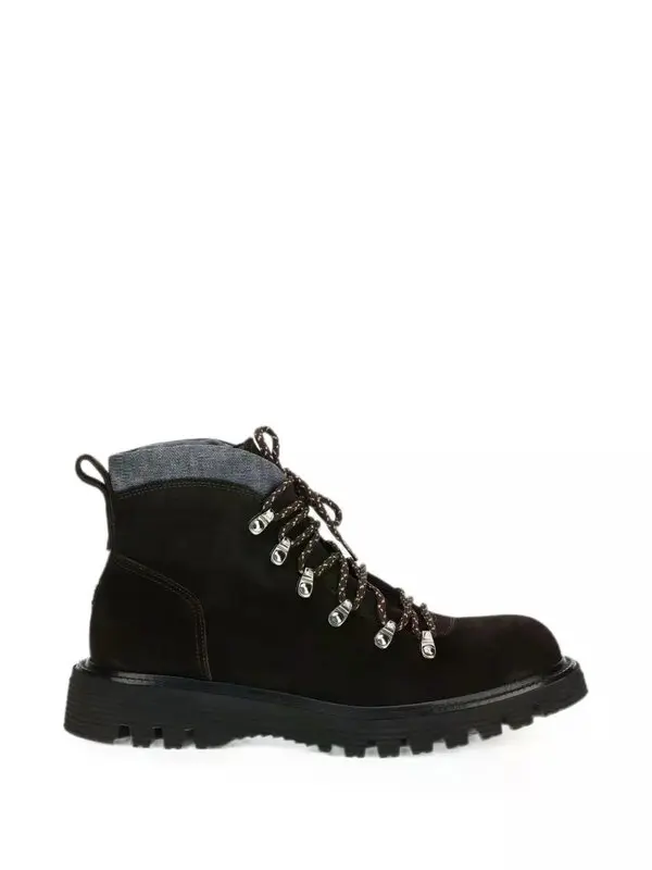 Fratelli Rossetti Suede Lace-up Boots