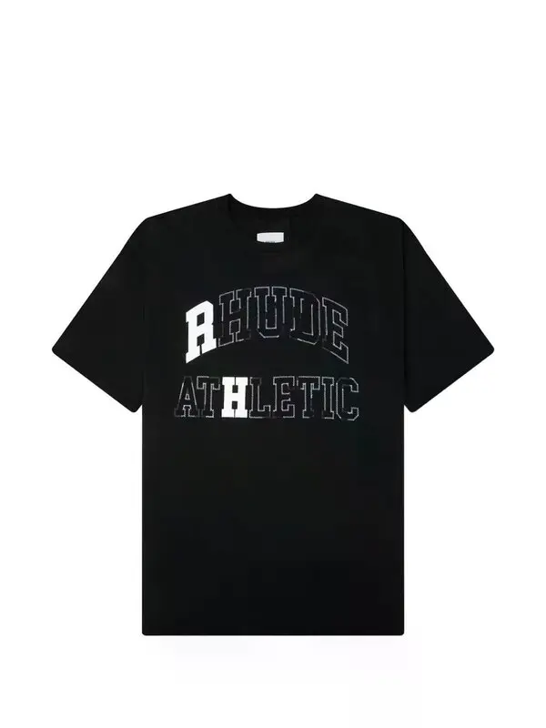 Rhude Athletic Tee Vintage - Black