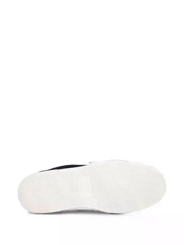 Armani Exchange Logo-pattern Suede Sneakers