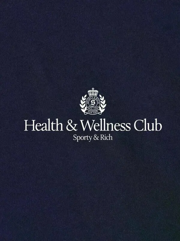 SPORTY & RICH H&w Crest T-shirt