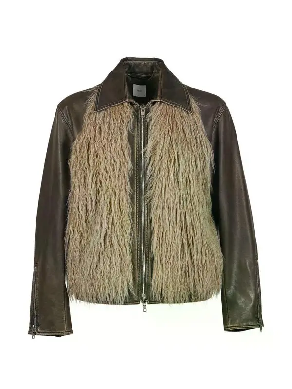 FILTH Faux-fur Trim Jacket