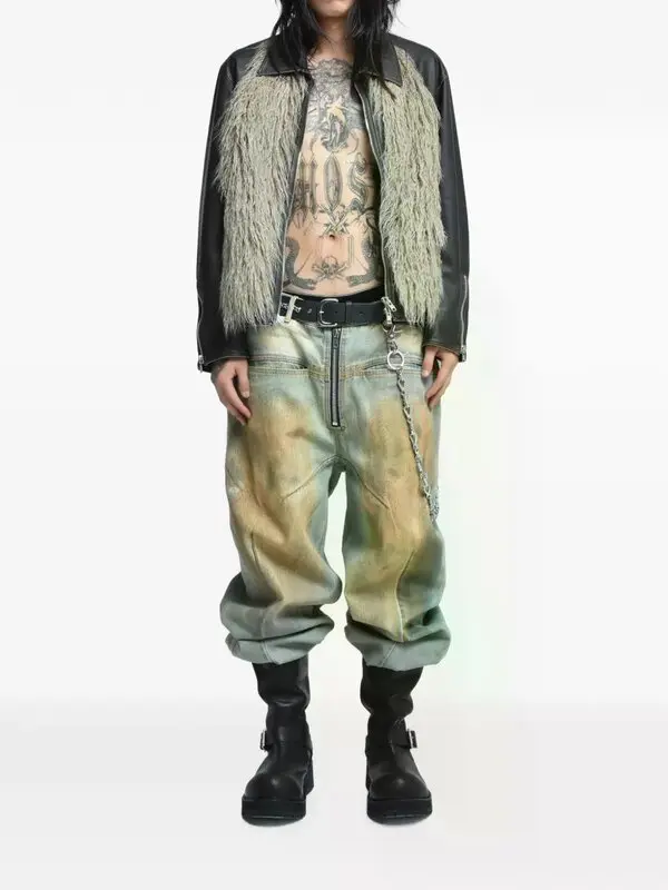 FILTH Faux-fur Trim Jacket