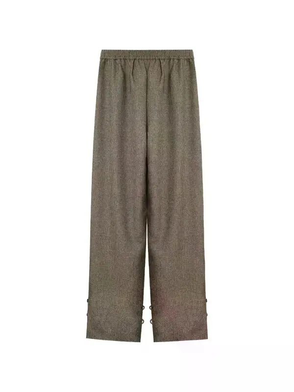Andamane Renee Button-detail Trousers - Brown