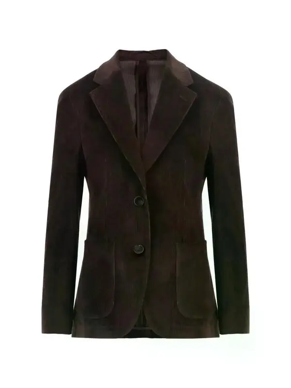 LARDINI Corduroy Single-breasted Blazer