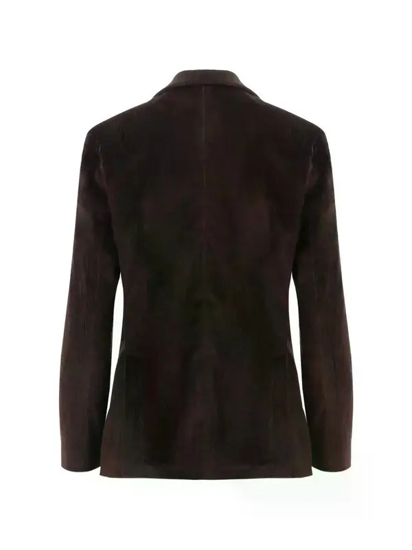 LARDINI Corduroy Single-breasted Blazer