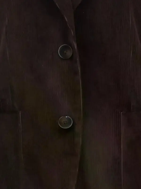 LARDINI Corduroy Single-breasted Blazer