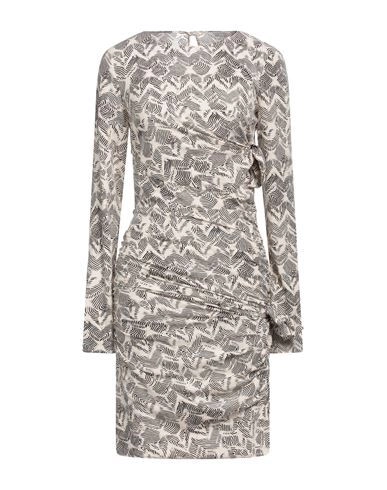 Patrizia Pepe Midi Dress Size Polyester, Elastane - Ivory