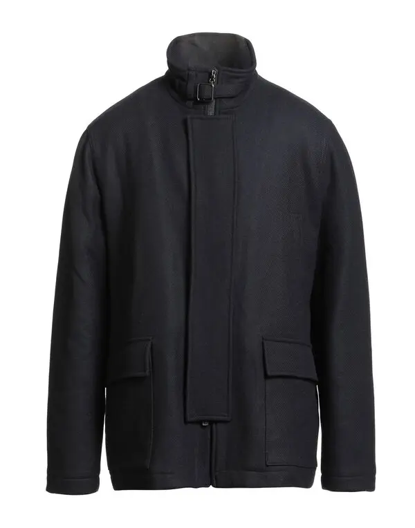 Emporio Armani Coat Midnight Size Wool, Polyamide