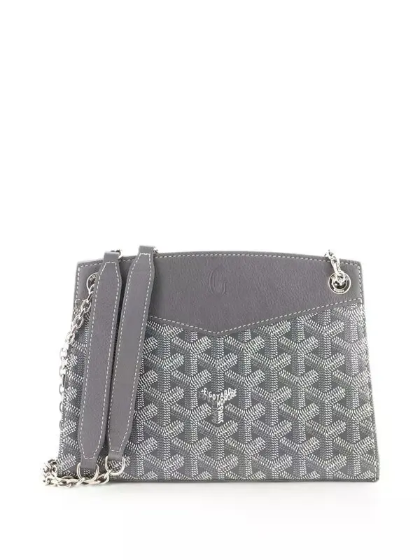 Goyard Structured Rouette Chain Coated Canvas Mini Shoulder Bag