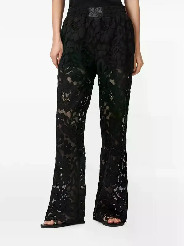 ALLSAINTS Amelie Straight Leg Lace Trousers
