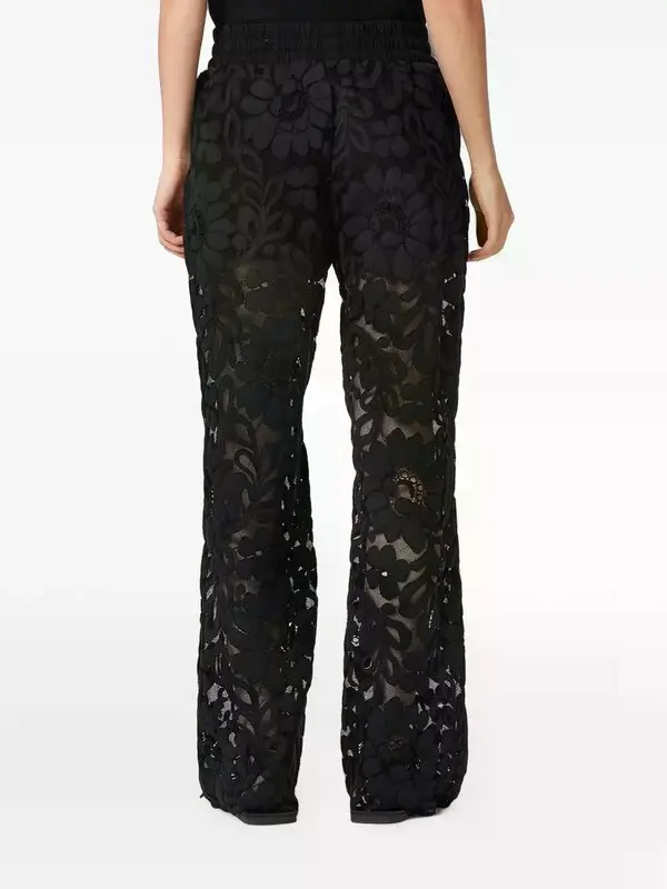 ALLSAINTS Amelie Straight Leg Lace Trousers