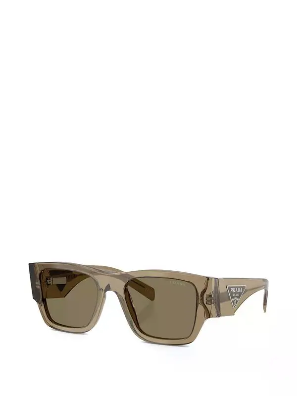 Prada Logo-plaque Rectangle-frame Sunglasses