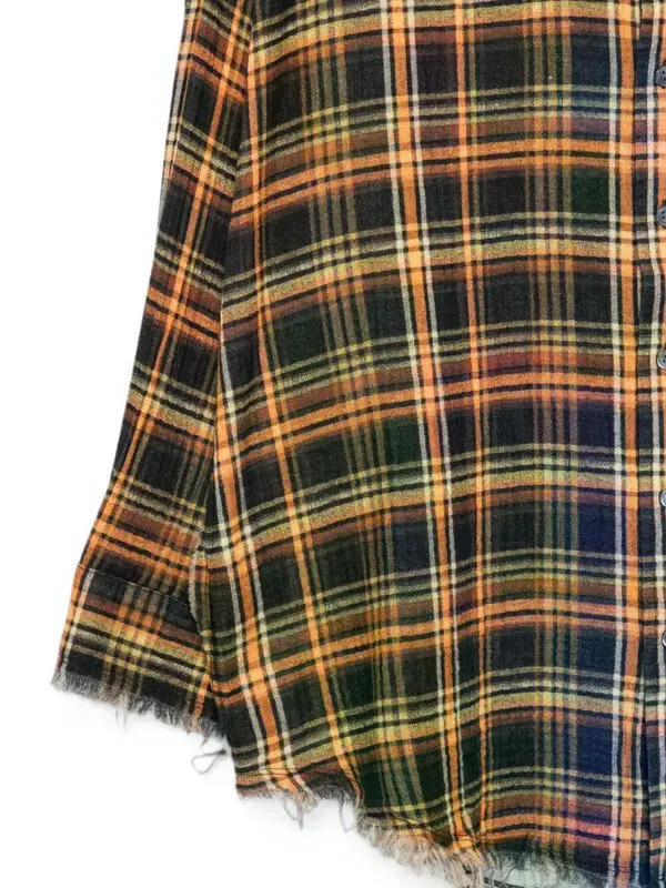 R13 Check-pattern Shirt