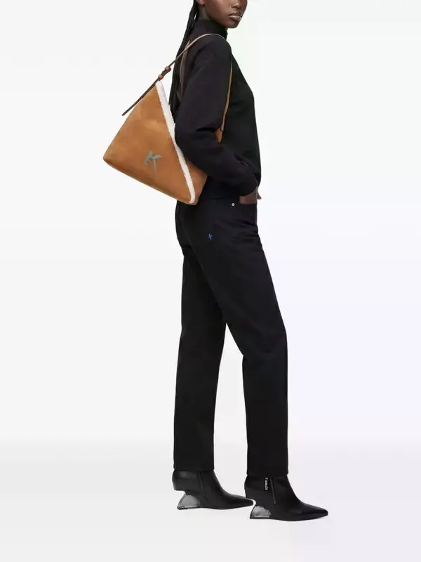 Karl Lagerfeld Small Geo Suede Tote Bag