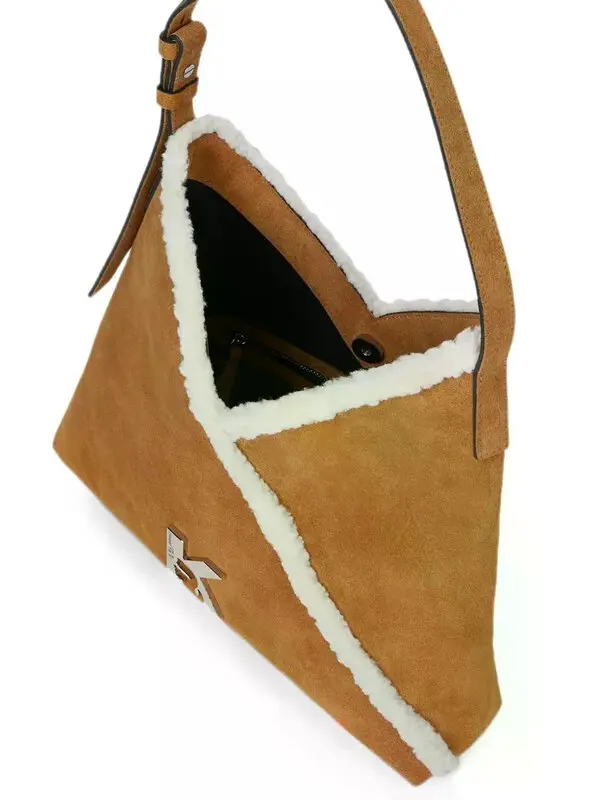 Karl Lagerfeld Small Geo Suede Tote Bag